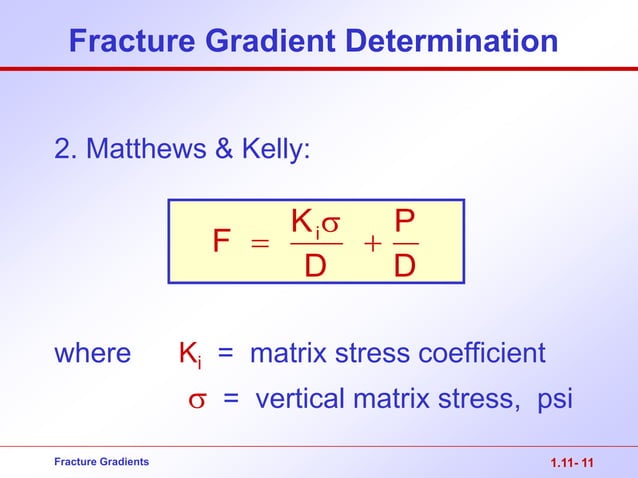 1.11 fracture gradients | PPT