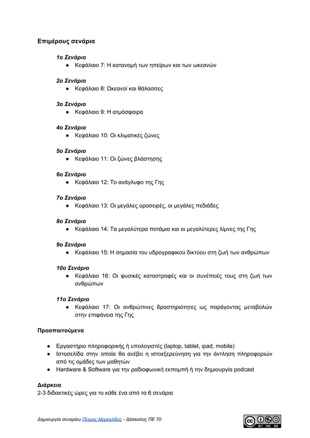 01. Γεωγραφία Στ' τάξης - Ενότητα 2η: Το φυσικό περιβάλλον - Φύλλο ...