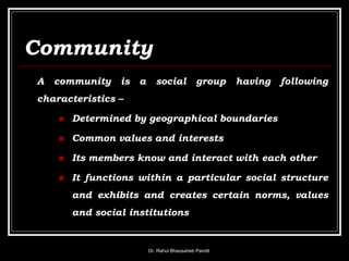Introduction to Community Health Nursing | PPTX