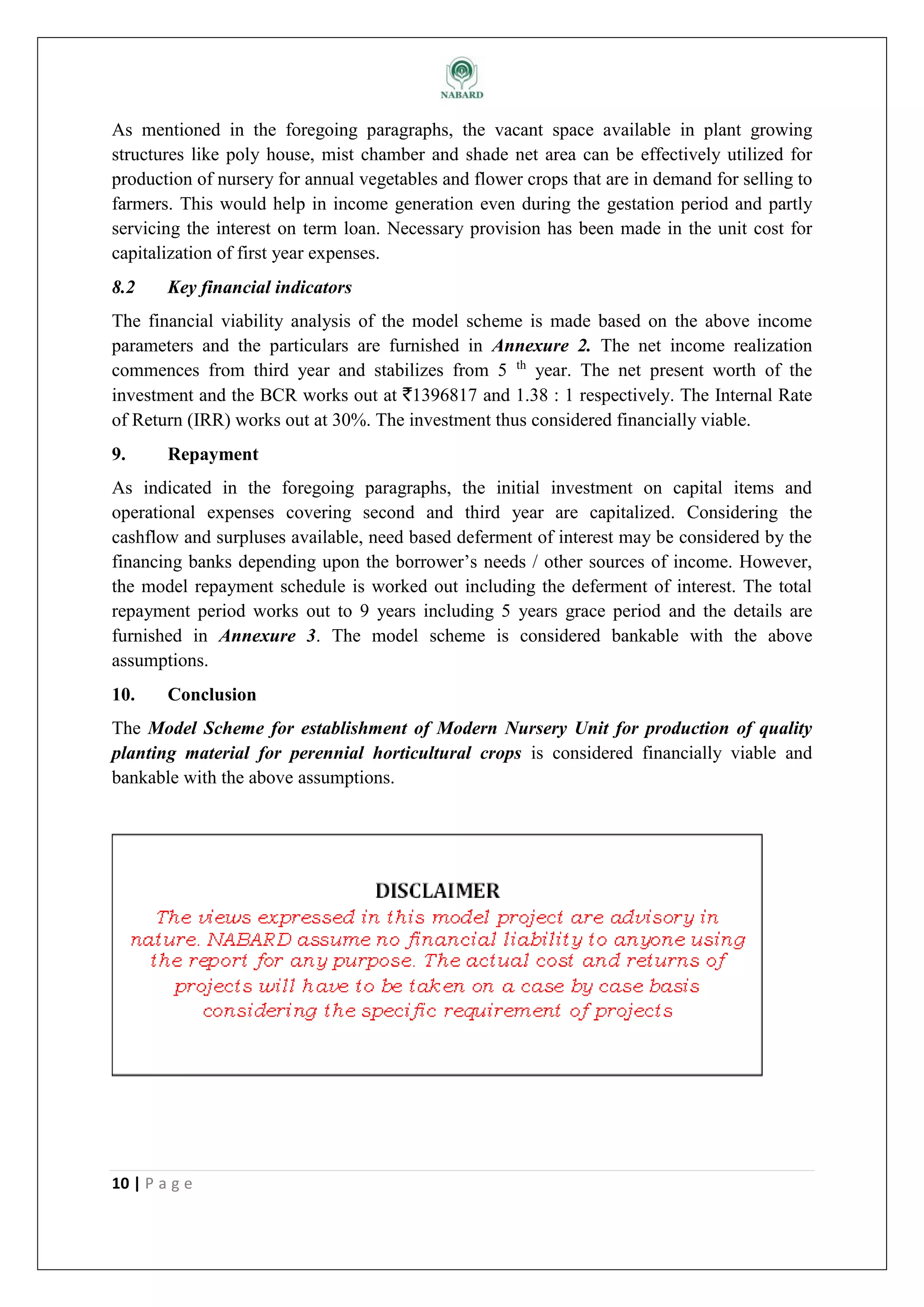 1. model scheme on_setting_up_of_high_tech_nursery_under_plantation_and_horticulture | PDF