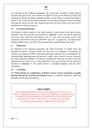 1. model scheme on_setting_up_of_high_tech_nursery_under_plantation_and ...