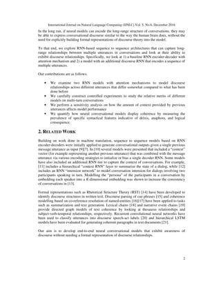 NEURAL DISCOURSE MODELLING OF CONVERSATIONS | PDF