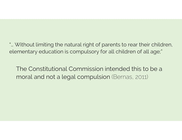 1987 Philippine Constitution Article XIV Education, Science ...