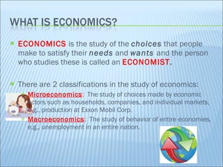 1.1 economic way of thinking | PPT