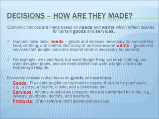 1.1 economic way of thinking | PPT