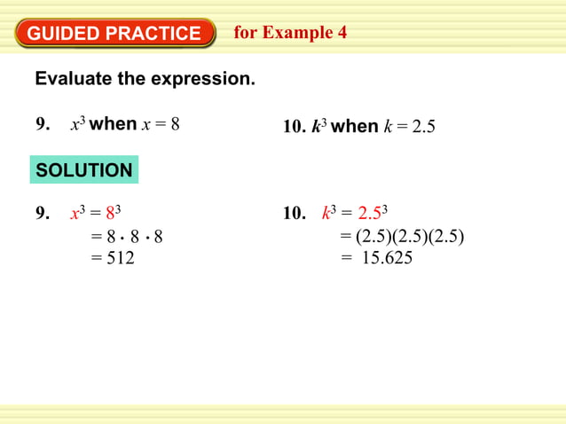 1.1 evaluating expressions | PPT