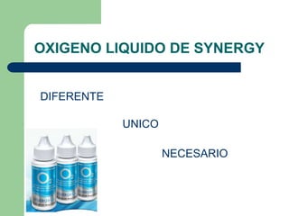 1.1 explicacion basica oxigeno liquido | PPSX