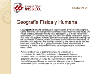 1.1 geografia como ciencia mixta | PPSX