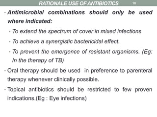 1-1 Guidelines for the rational use of antibiotics and surgical ...