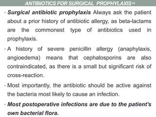 1-1 Guidelines for the rational use of antibiotics and surgical ...