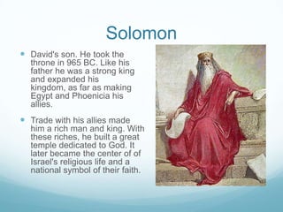 1 1 Hebrew Kings | PPTX | Christianity | Religion & Spirituality