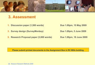 1.1 Museum Research Methods Introduction | PPT
