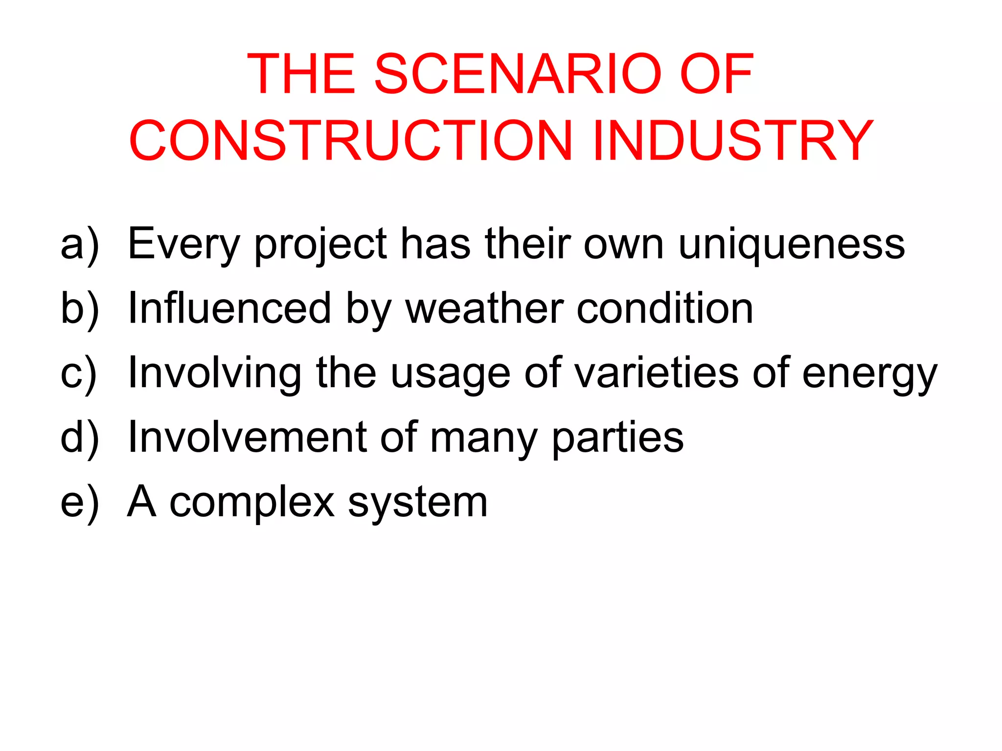 1 1 Introduction Construction Industry | PPT