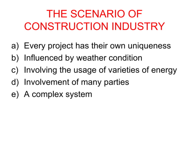 1 1 Introduction Construction Industry | PPT