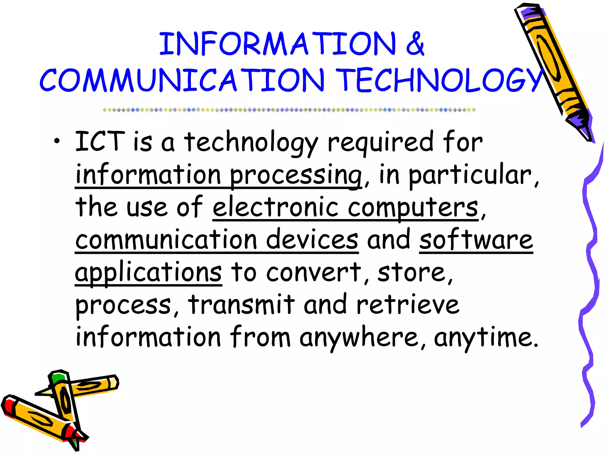 1.1 introduction toict | PPT