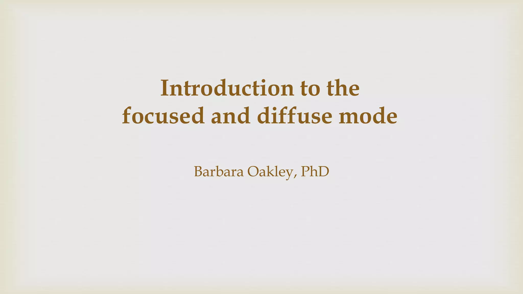 1 1 introduction-to_the_focused_and_diffuse_mode | PPT