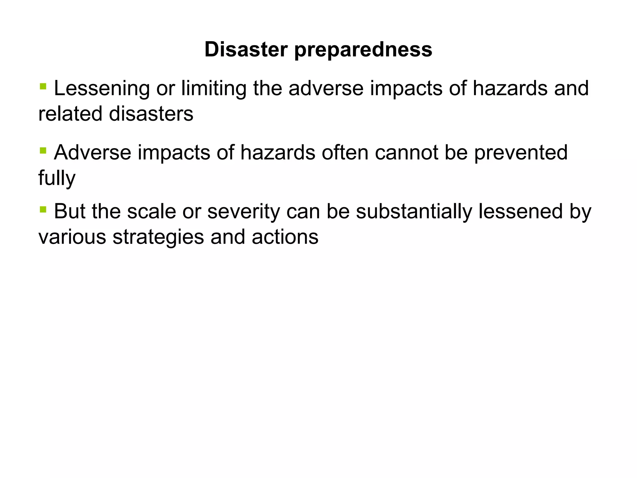 Key concepts in disaster risk reduction | PPT
