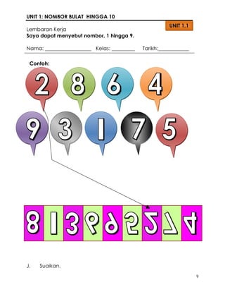 LATIHAN : Sebutkan Nombor Berikut | DOC