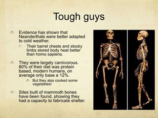 1 1 Survival of the Fittest: Neanderthals | PPTX