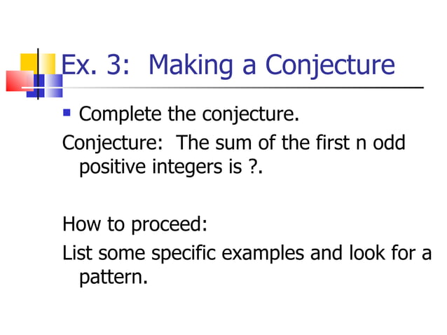 1 1 Patterns And Inductive Reasoning Ppt