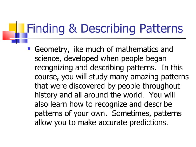 1 1 Patterns And Inductive Reasoning Ppt