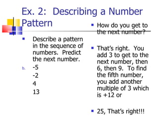 1.1 patterns & inductive reasoning | PPT