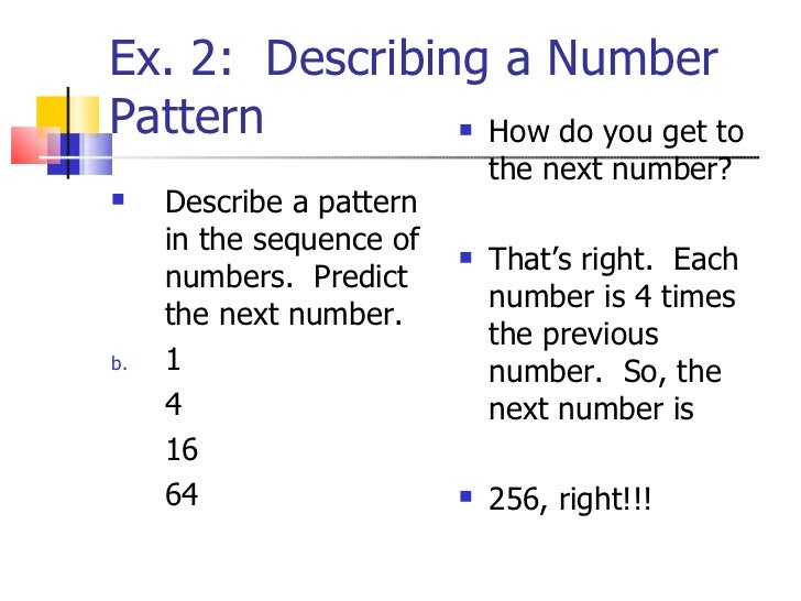 1 1 Patterns And Inductive Reasoning