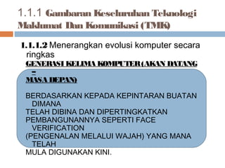 Pengenalan kepada Teknologi Maklumat Dan Komunikasi | PPT