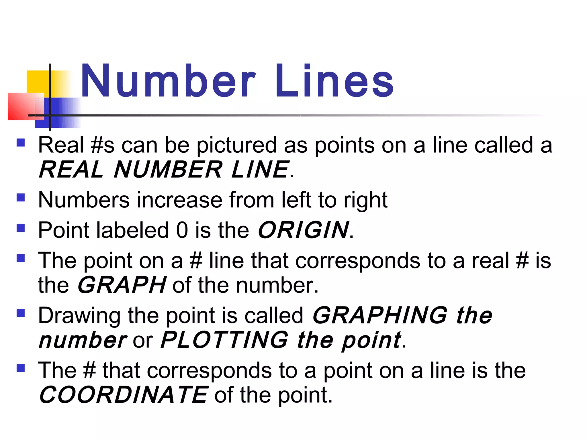 1.1 real numbers & operations | PPT