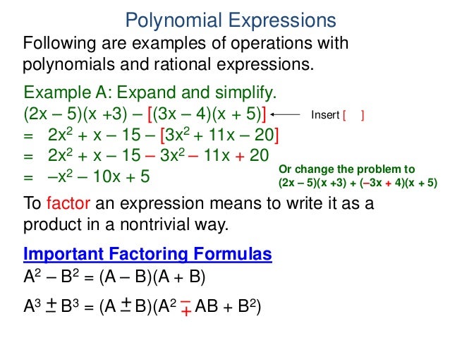 1.1 review on algebra 1