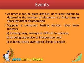 Sample Space And Events | PPTX