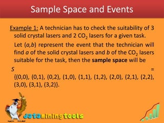 Sample Space And Events | PPTX