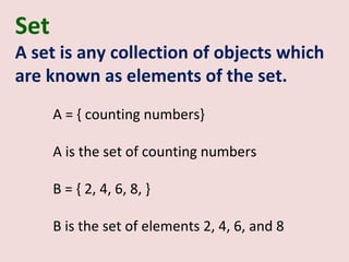 1.1 sets, statements, and reasoning | PPT