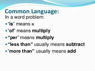 1 1 solving simple equations | PPTX