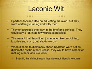 Sparta | PPTX | Religion & Spirituality