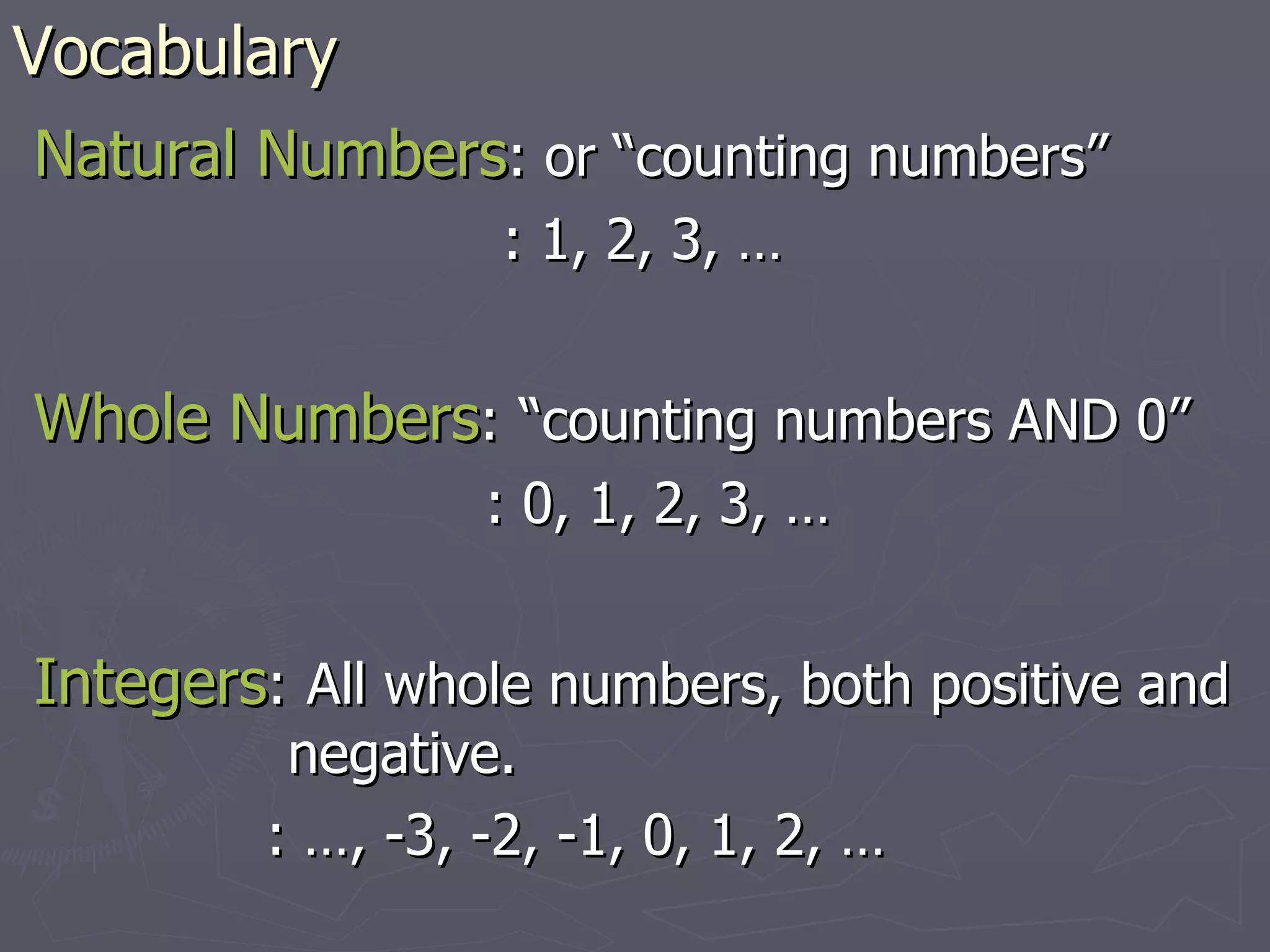 Techmathii - 1.1 - The Set Of Real Numbers | Ppt