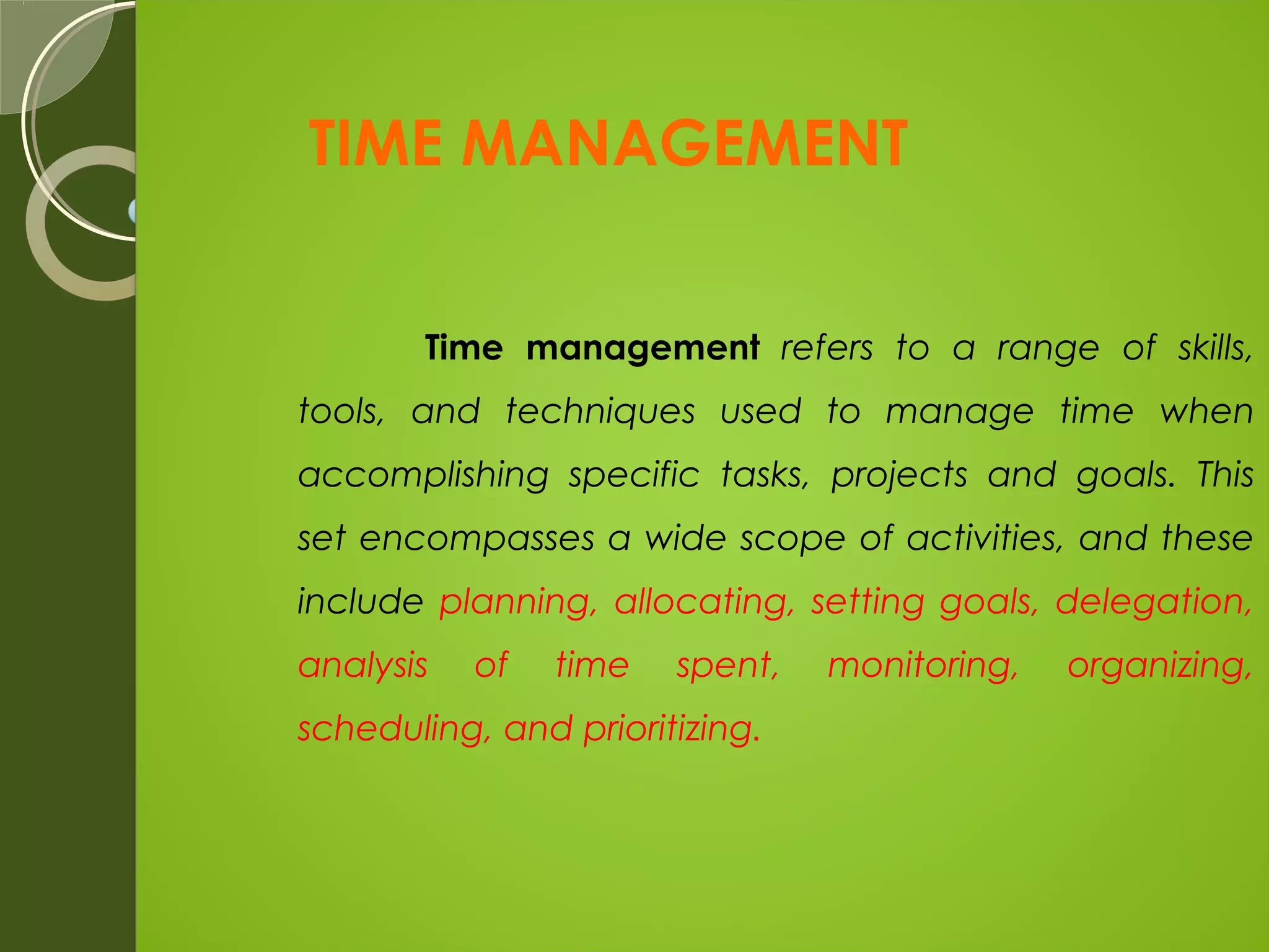 Time and Stress Management | PPT