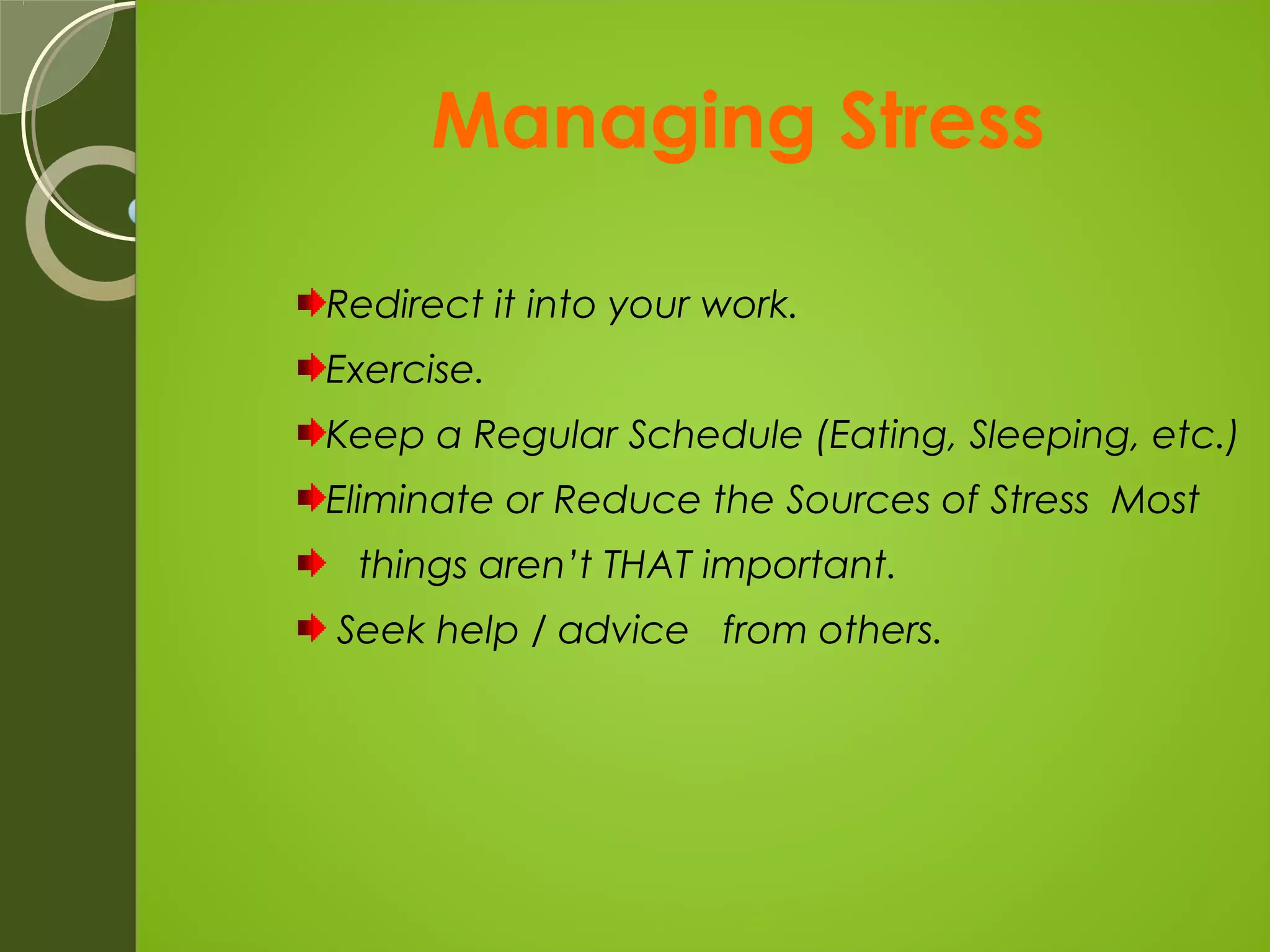 Time and Stress Management | PPT