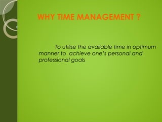 Time and Stress Management | PPT