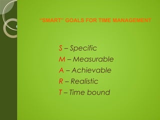 Time and Stress Management | PPT