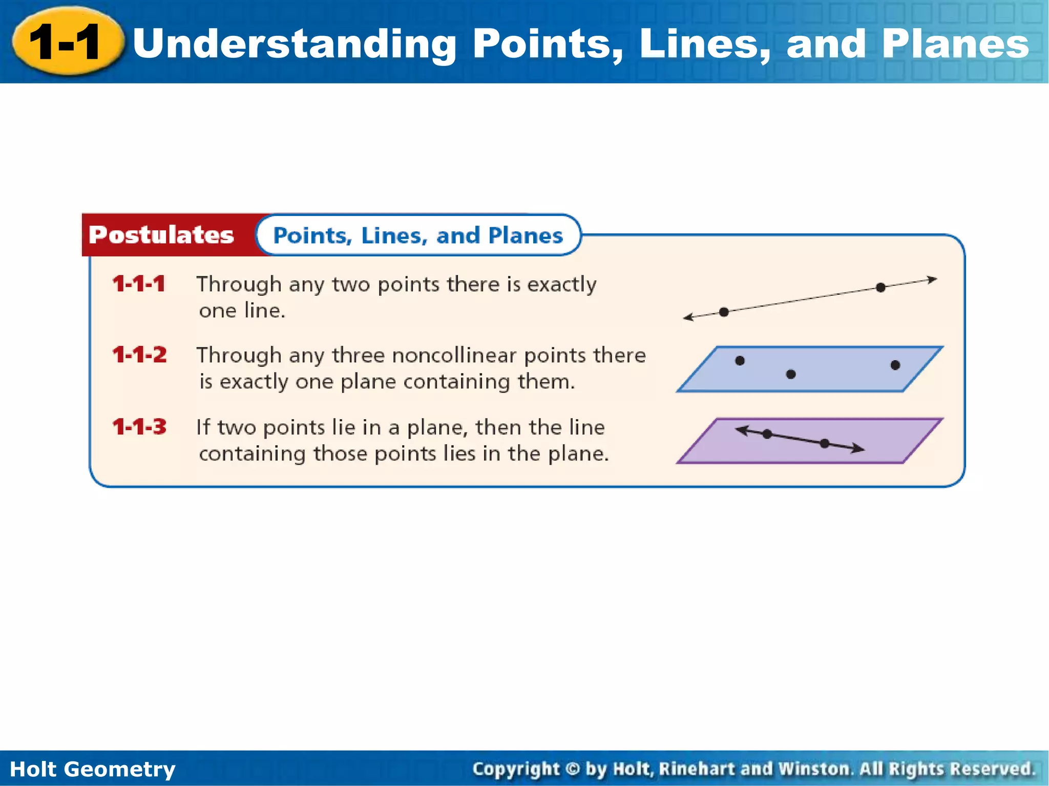 1 1 understanding points, lines, & planes | PPSX