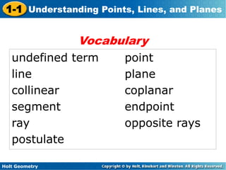 1 1 understanding points, lines, & planes | PPSX