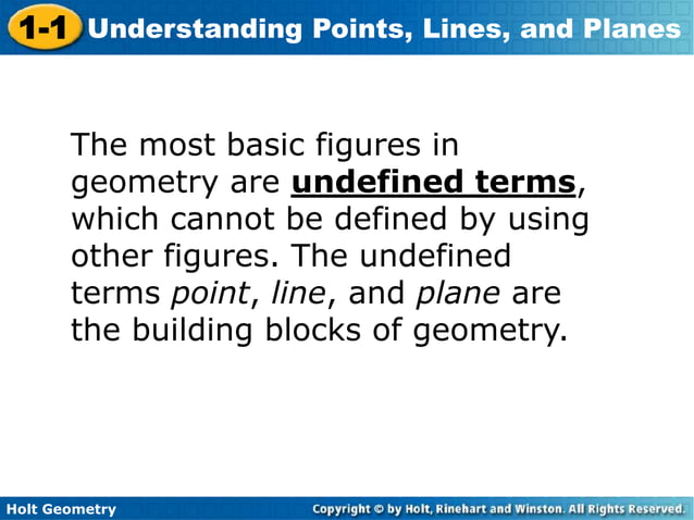 1 1 understanding points, lines, & planes | PPSX
