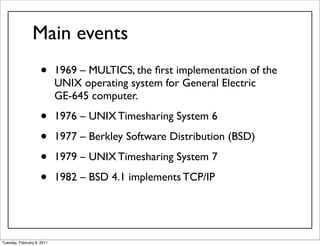 1 Unix basics. Part 1 | PPT | Free Download
