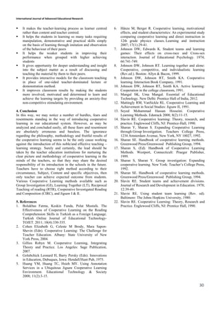 Developing Social and Academic Skills through Cooperative Learning ...