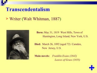 1 2-1 american romanticism background | PPT