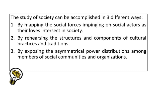 The Disciplines of Sociology, Anthropology, and Political Science ...