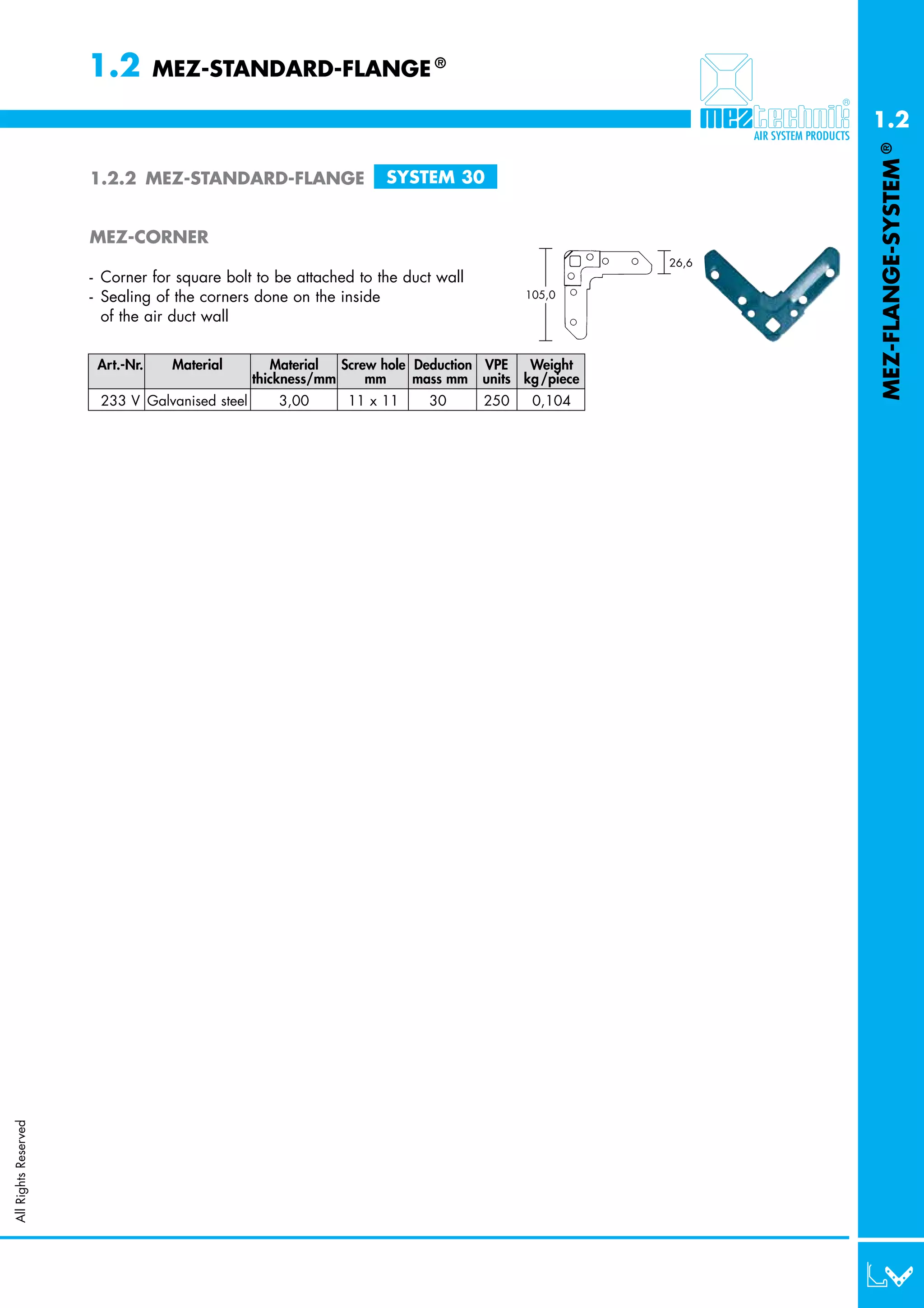 1.2.2 Mez Standard Flange 30 | PDF
