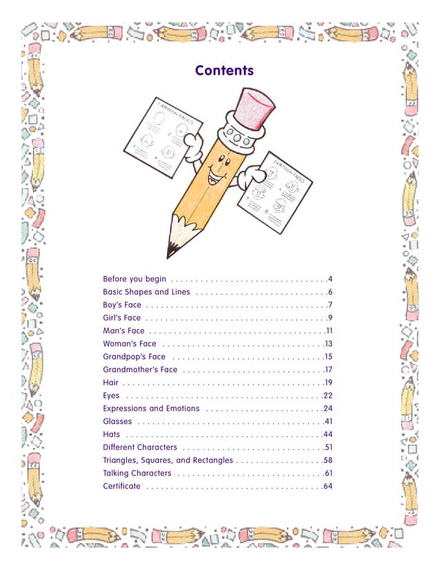 1 2-3 draw cartoon faces | PDF