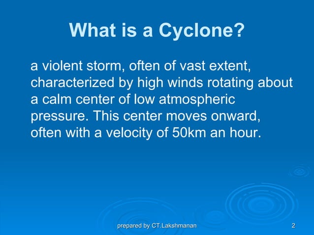 cyclone | PPT | Geography | Science